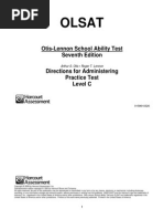 OLSAT Practice 1 - 30 Items PDF | PDF