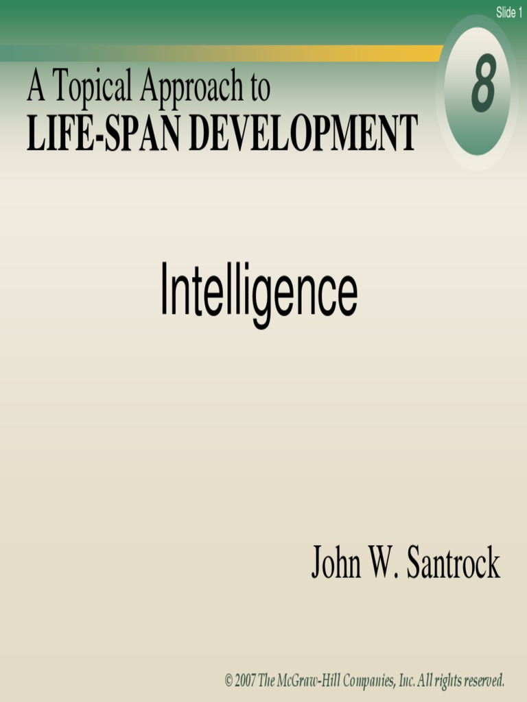 Development of Intellegence | PDF | Intelligence Quotient | Intelligence