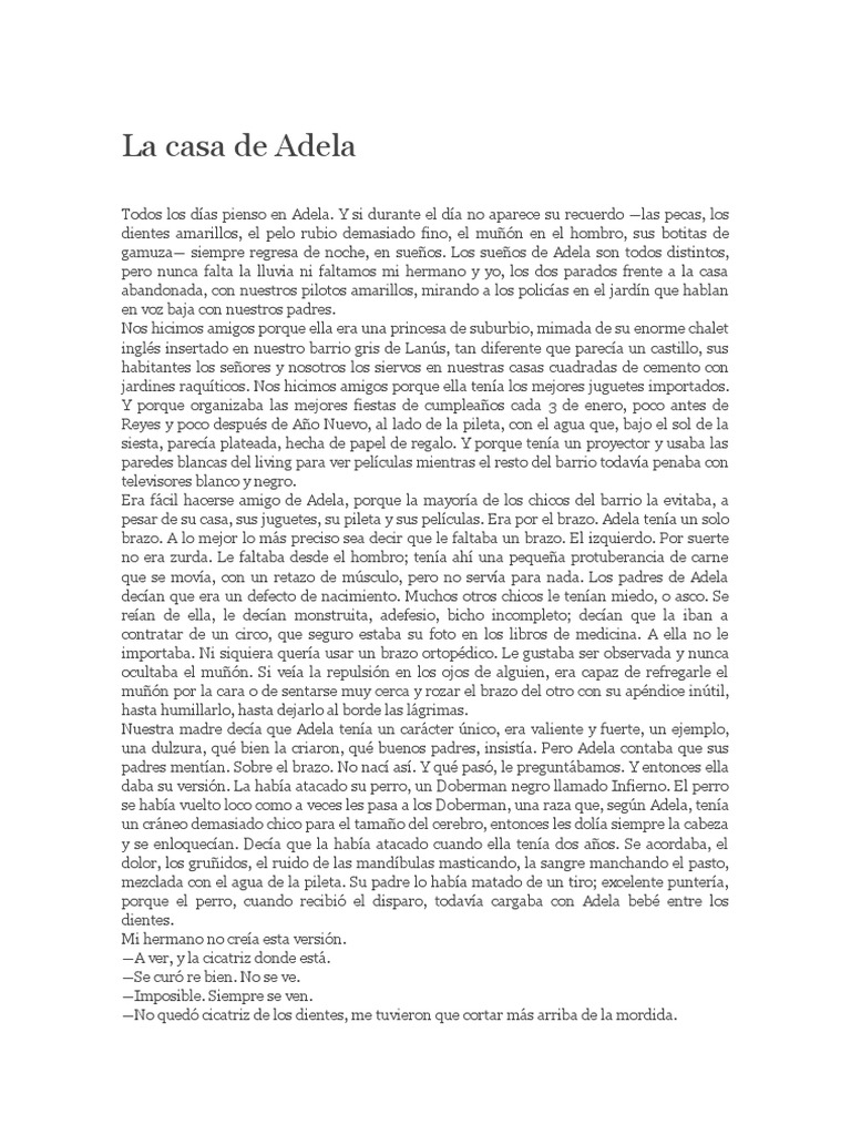 La Casa de Adela | PDF