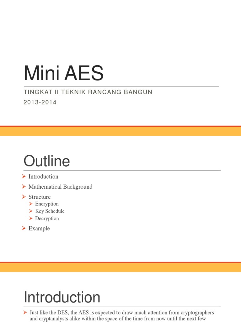 Mini AES | PDF | Cryptography | Field (Mathematics)