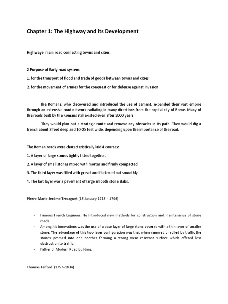 The Evolution of Road Construction: Exploring the Development of ...