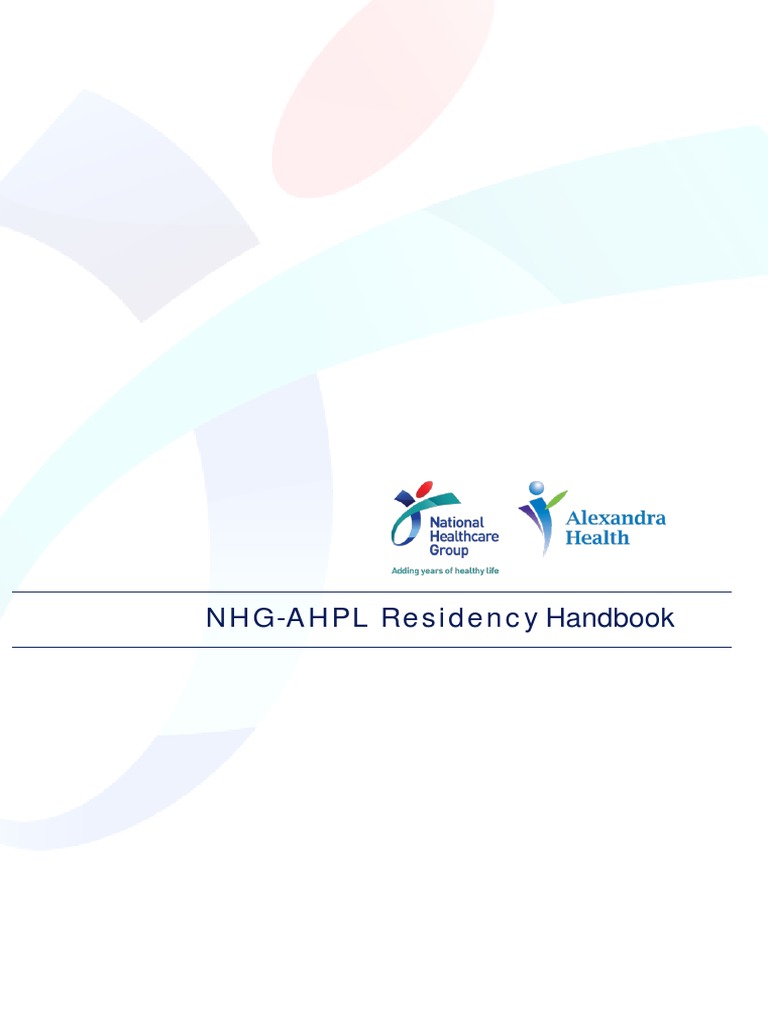 NHG Residency Handbook With Annexes 20131218 | PDF | Residency ...