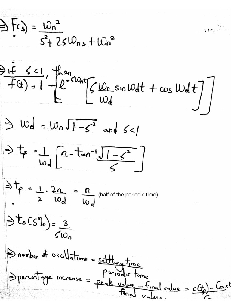 Half of The Periodic Time | PDF