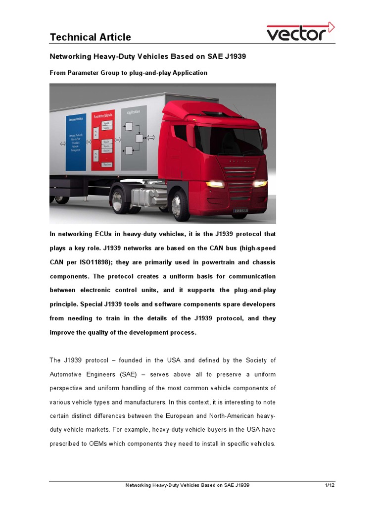 Technical Article: Networking Heavy-Duty Vehicles Based On SAE J1939 ...