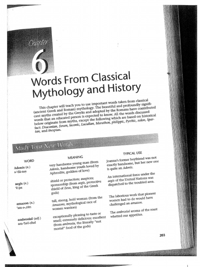Classical Vocabulary and Greek Theater Questions | PDF