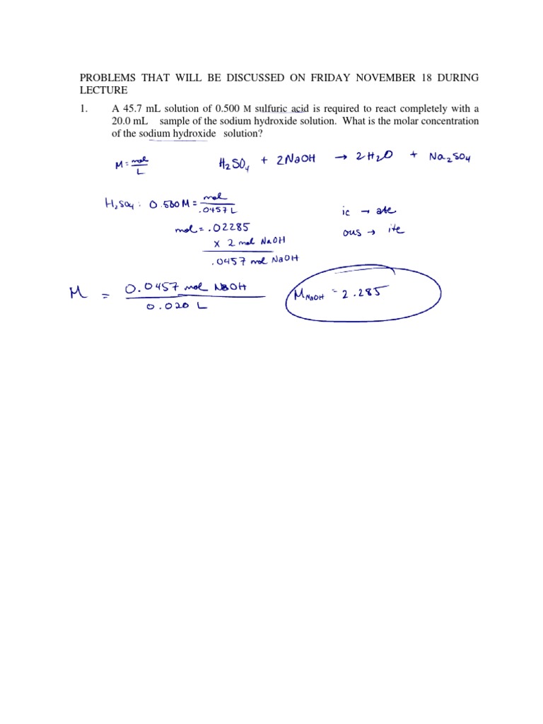 CHEM 1035 Practice Exam | PDF | Nitrogen | Chemical Reactions