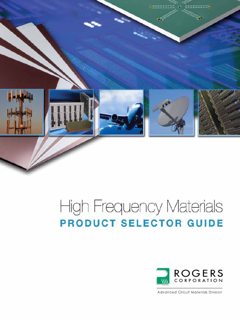 High Frequency Laminates Product Selector Guide and Standard ...