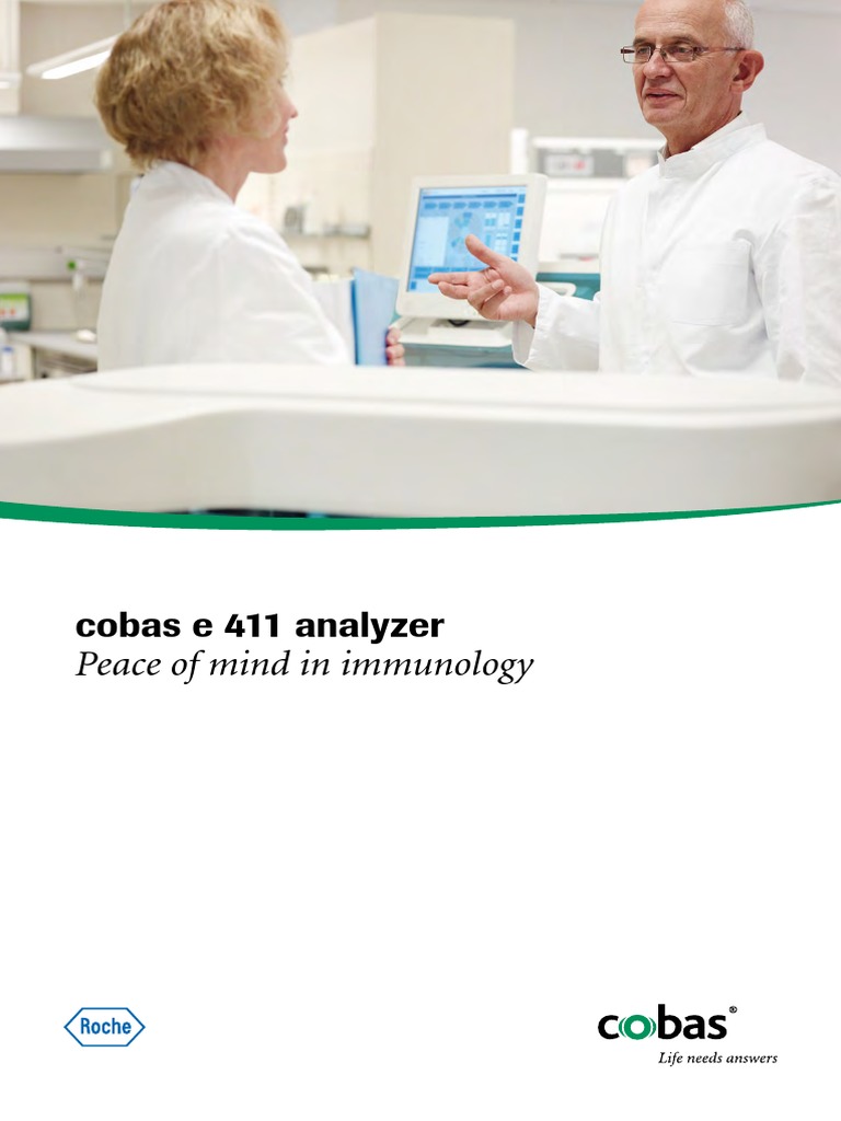 Cobas e 411 Leaflet en | PDF | Assay | Immunoassay
