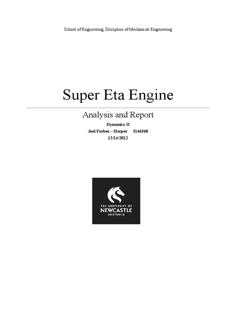 Super Eta Report | PDF | Engines | Engine Technology