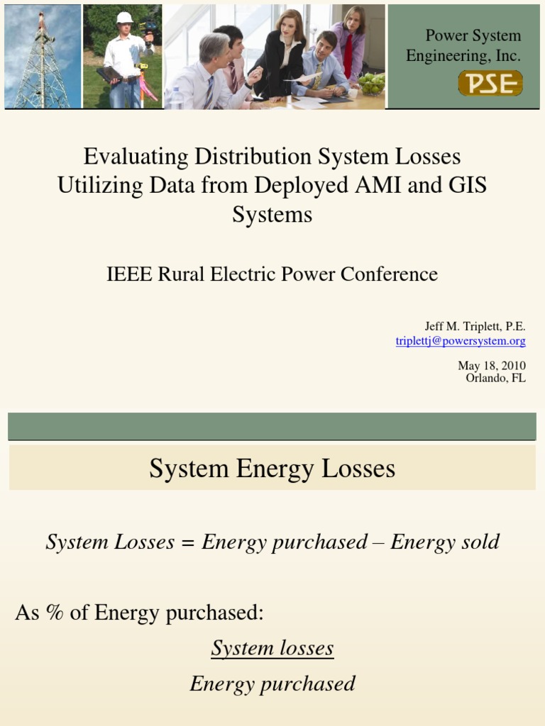 Evaluating Distribution System Losses Utilizing Data From Deployed AMI ...