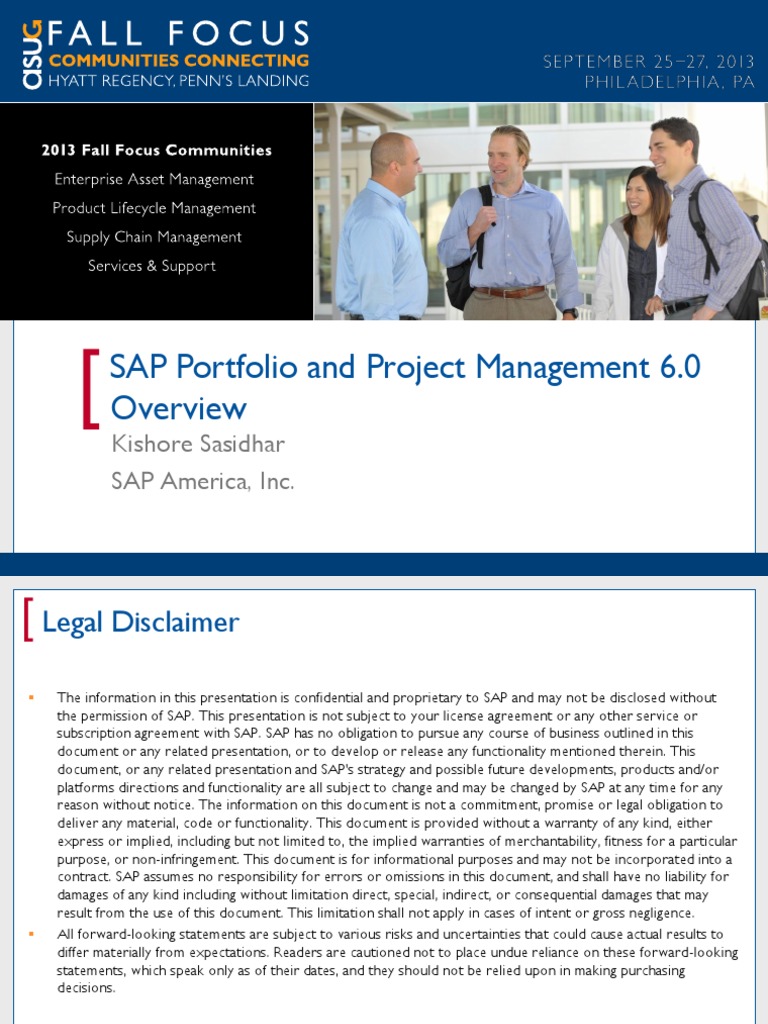 0607 Sap Portfolio and Project Management 6.0 Overview | PDF | Sap Se ...