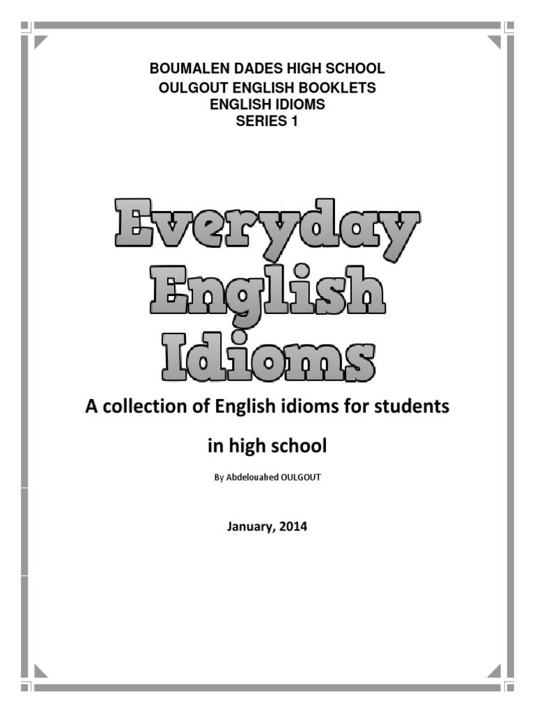 Everyday English Idioms | PDF | Idiom | Languages