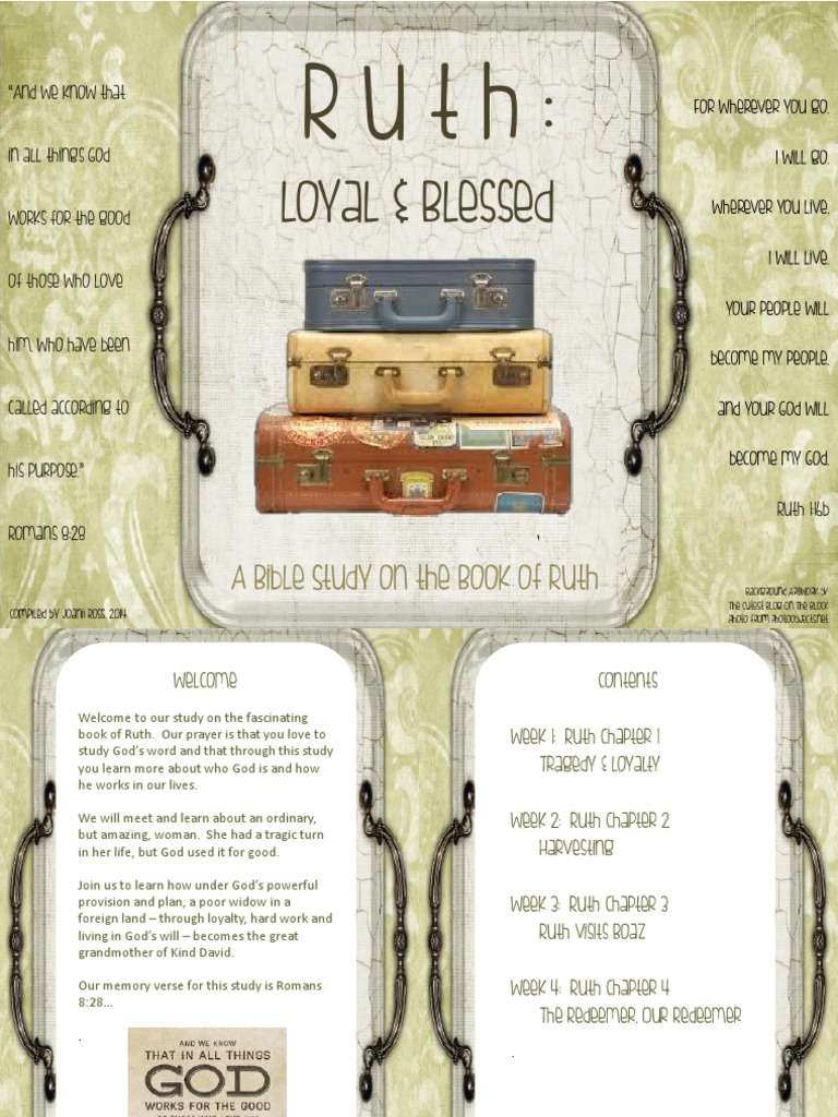Ruth Girls Bible Study | PDF | Book Of Ruth | Naomi (Biblical Figure)