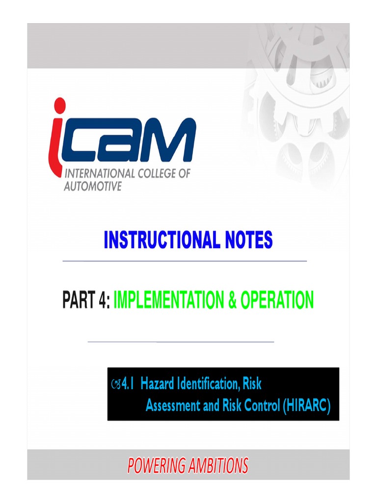 4 2 Hirarc Compatibility Mode | Risk Assessment | Risk