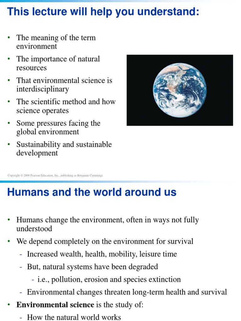 Introduction To Environmetal Science 1 | PDF | Sustainability | Resource