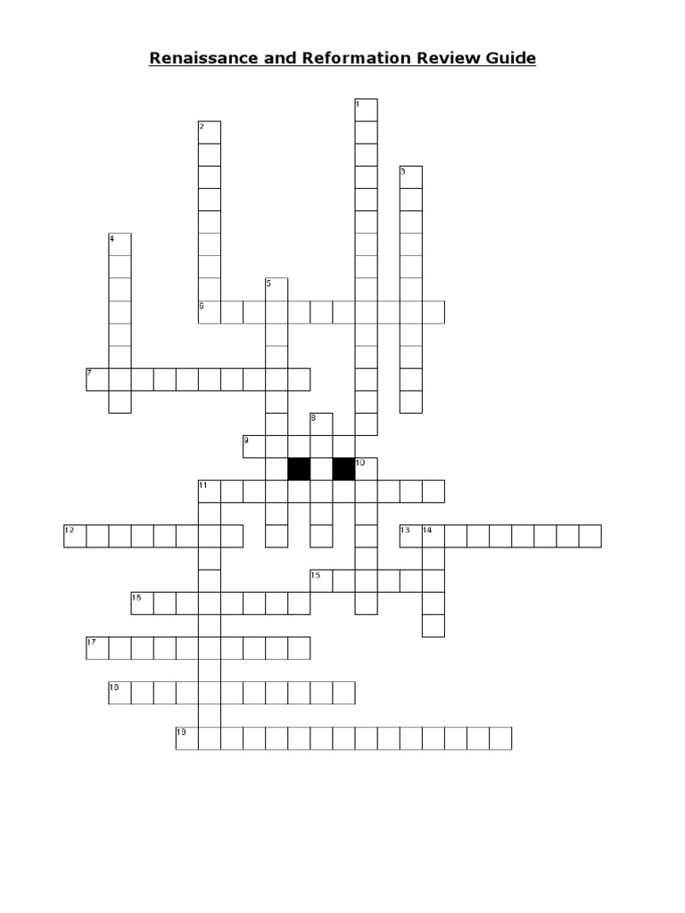 Renaissance and Reformation Study Guide | PDF | Renaissance | Catholic ...