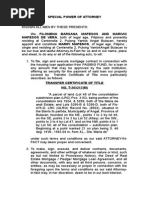 Spa For Loan With Mortgage - HDMF - Special Power of Attorney | PDF ...