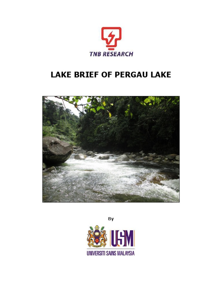 Lake Brief of Pergau Lake | PDF