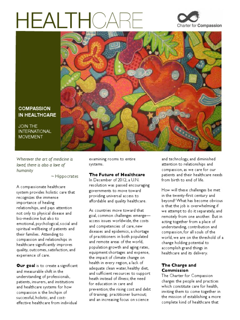 Charter For Compassion in Healthcare | PDF | Health System | Health Care