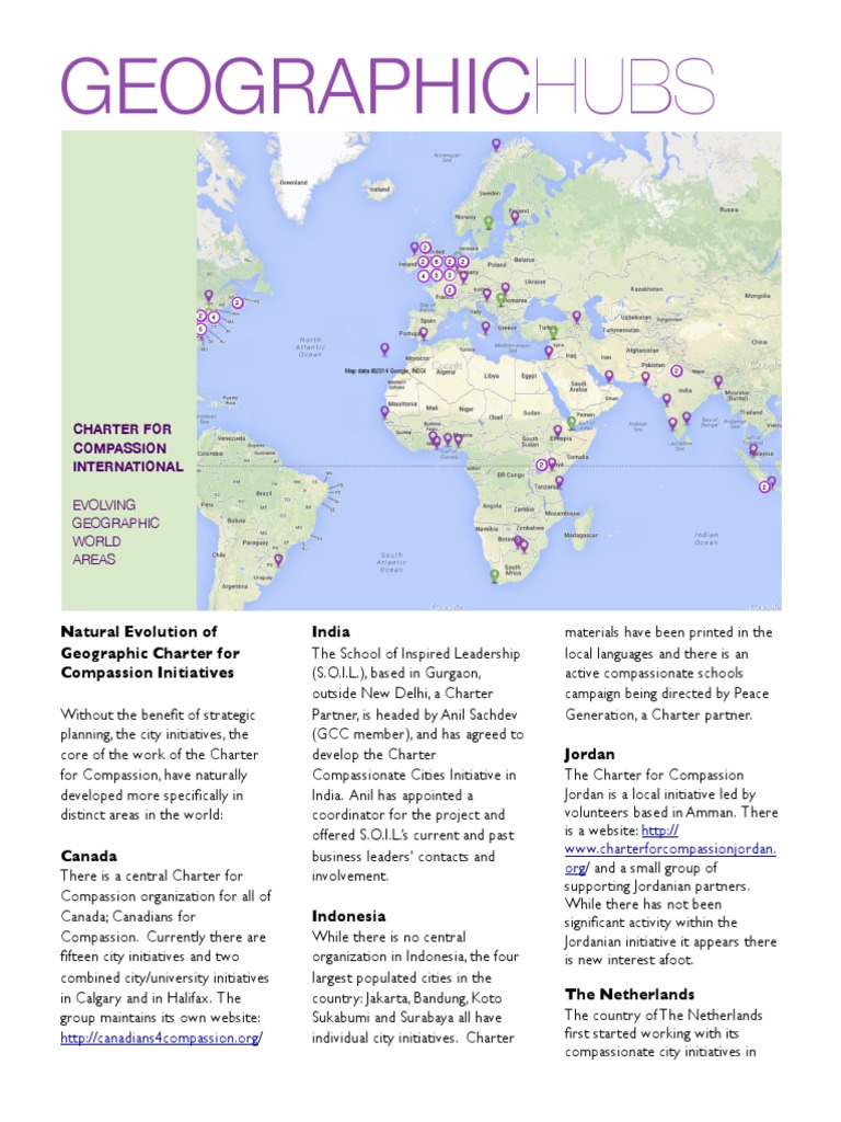 Charter For Compassion Geographic Hubs | PDF | Compassion | Sweden