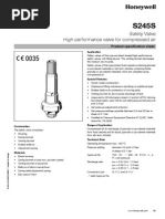 Honeywell S245B PDF | PDF | Valve | Pressure