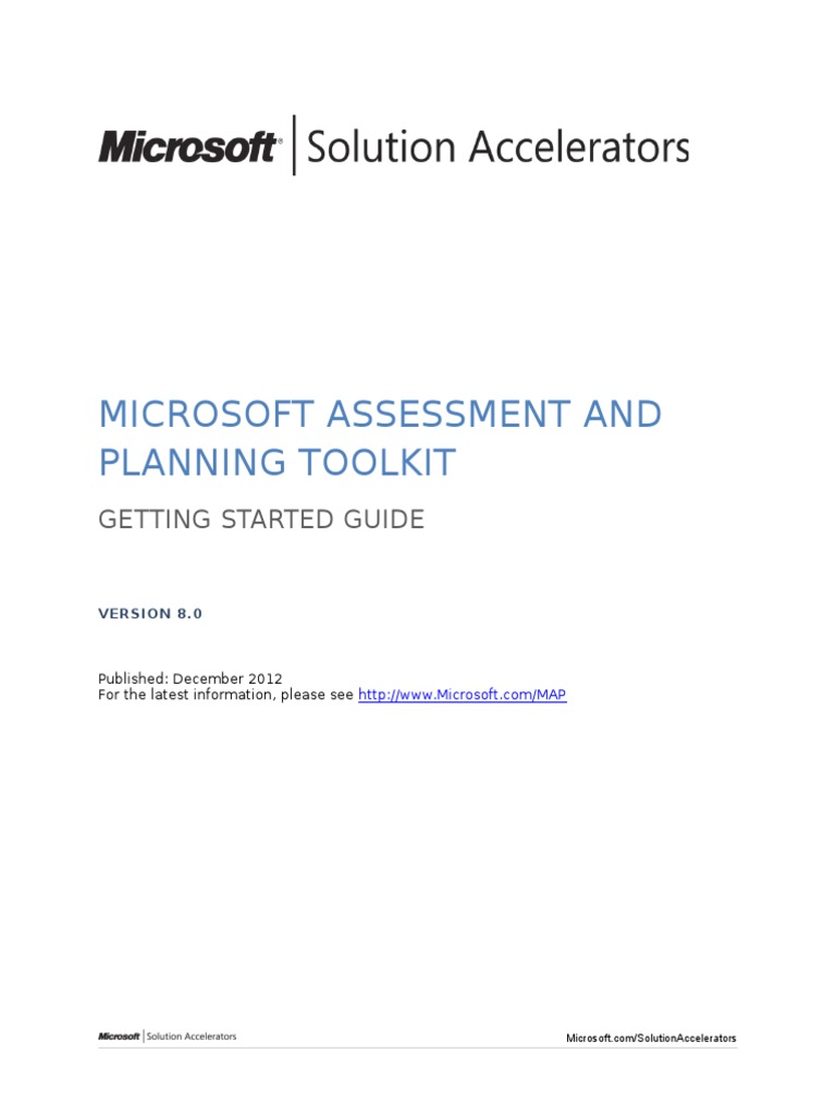 Microsoft Assessment and Planning Toolkit | PDF | Oracle Database ...