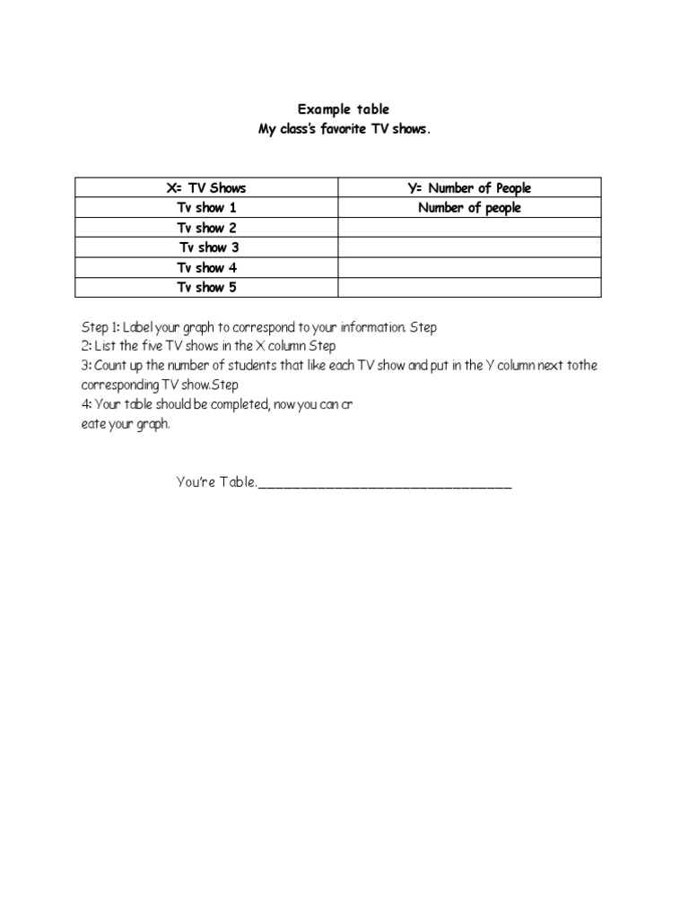 Table Sheet Pdf