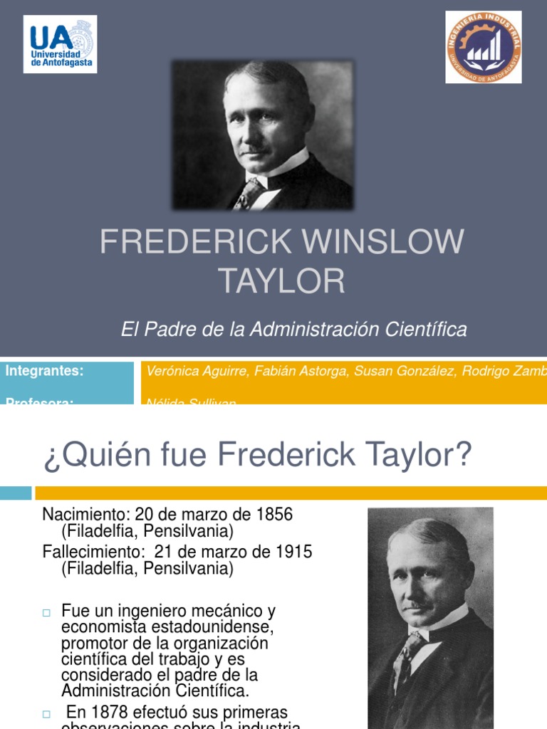 Frederick Winslow Taylor