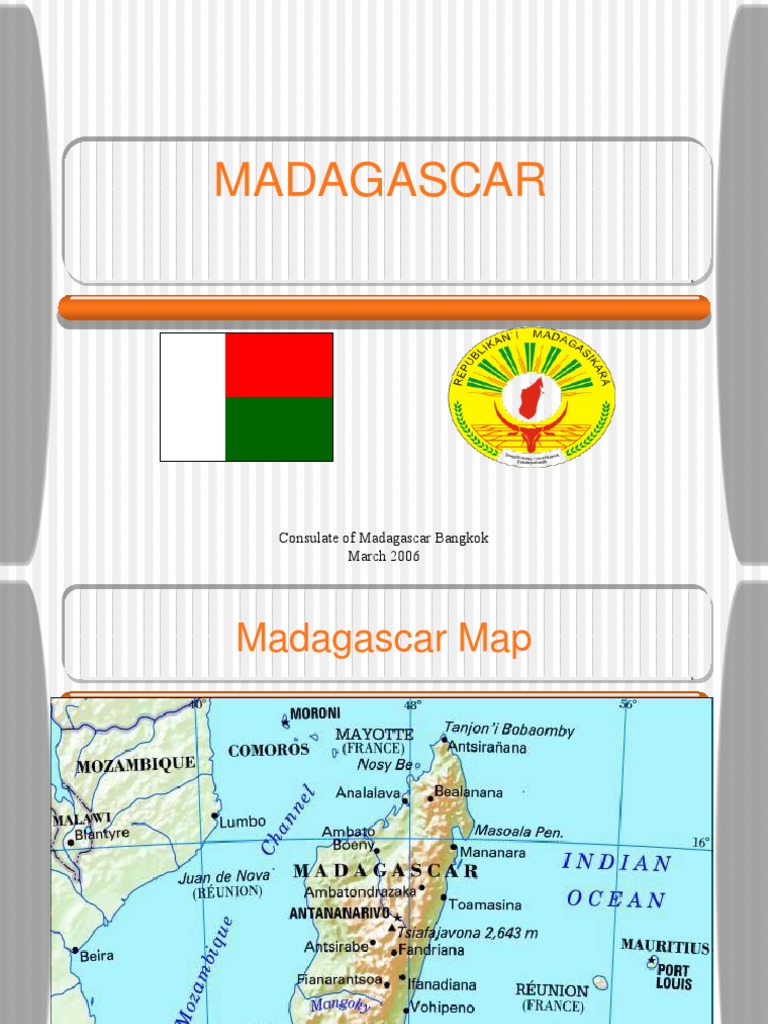 Madagascar Overview: Geography, Population, Economy and Tourism | PDF ...