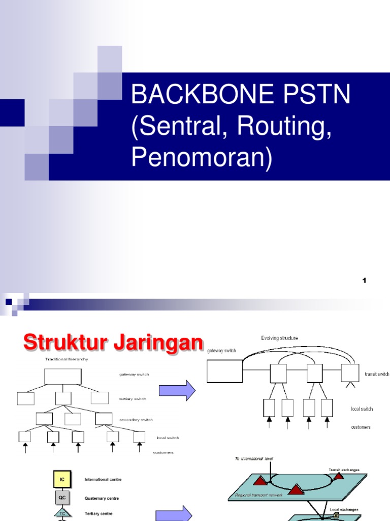 Jaringan Backbone, Pola Routing Dan Penomoran PSTN | PDF