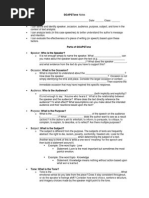 SOAPSTone Analysis Chart | PDF | Language Arts & Discipline | General ...
