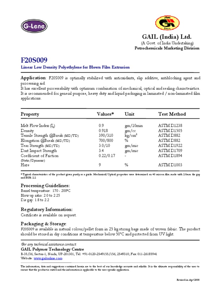 GAIL (India) LTD.: Application | PDF | Technology & Engineering
