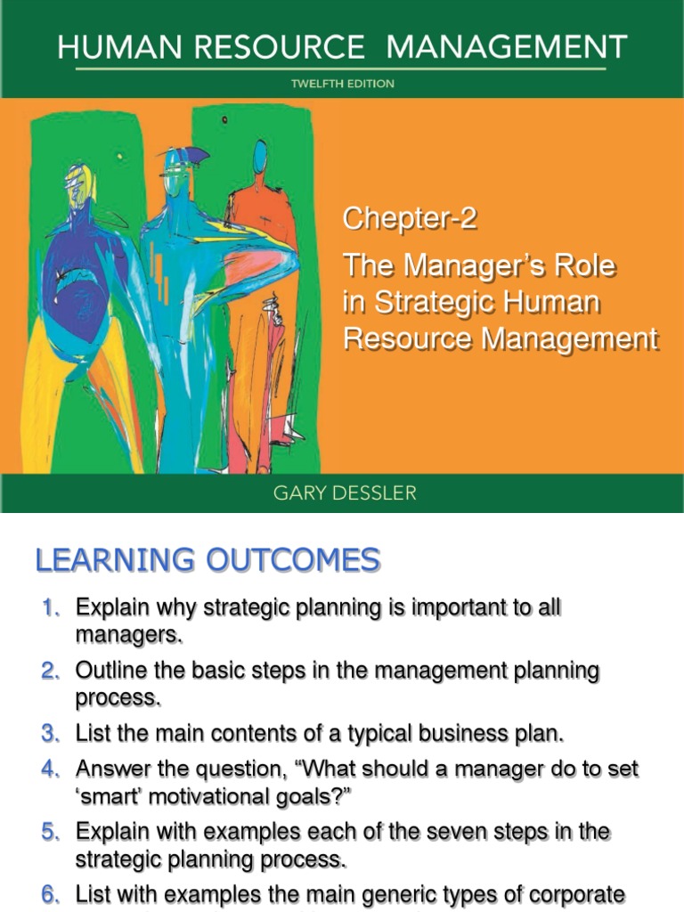 Dessler - HRM12e - Ch2-The Manager's Role in Strategic HRM | PDF ...