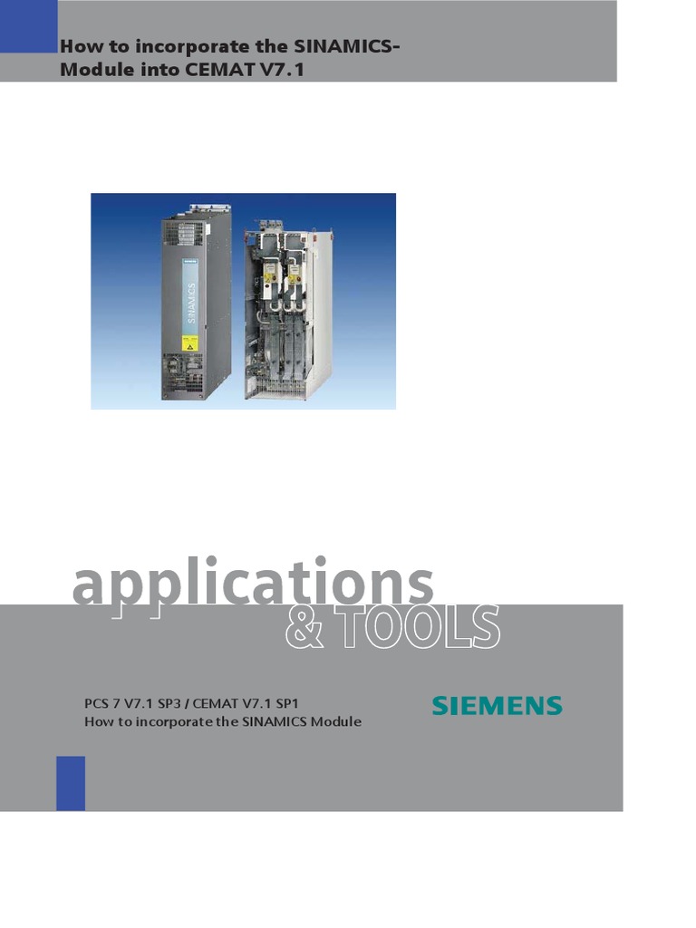 Configuracion Sinamics PCS7 PDF | PDF | Graphical User Interfaces ...