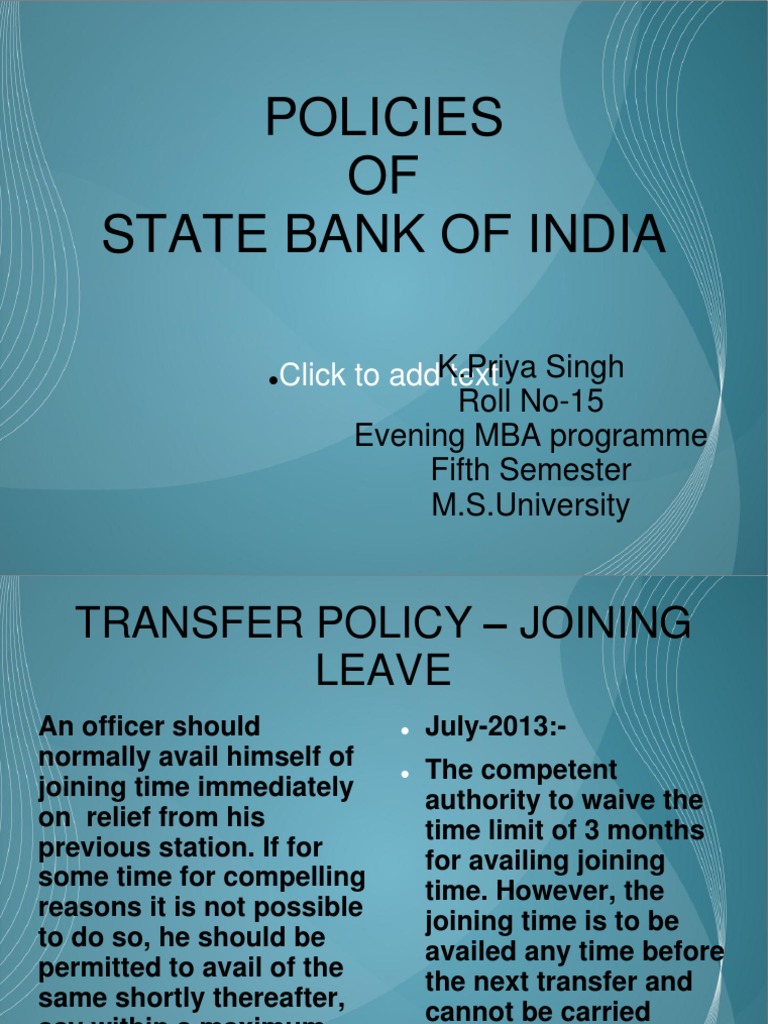 Policies of Sbi | PDF | Information Security | Government