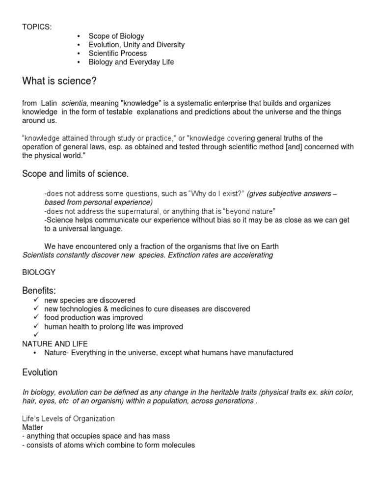 What Is Science?: Scope and Limits of Science | Download Free PDF ...