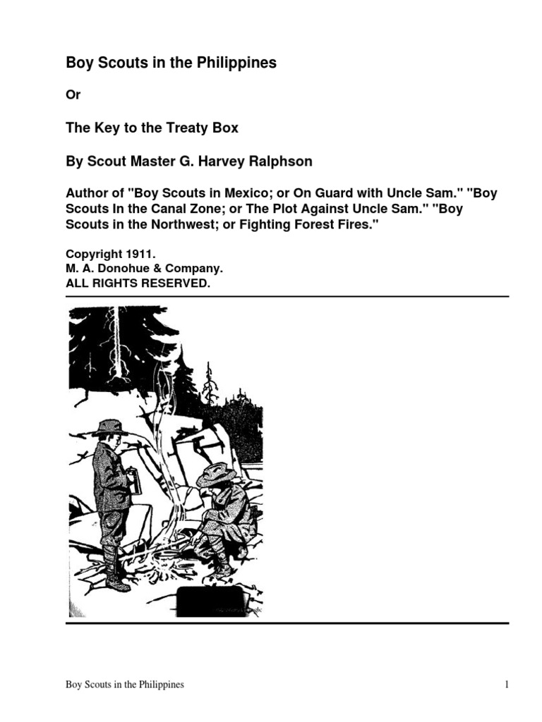 Boy Scouts in The PhilippinesOr, The Key To The Treaty Box by Ralphson ...
