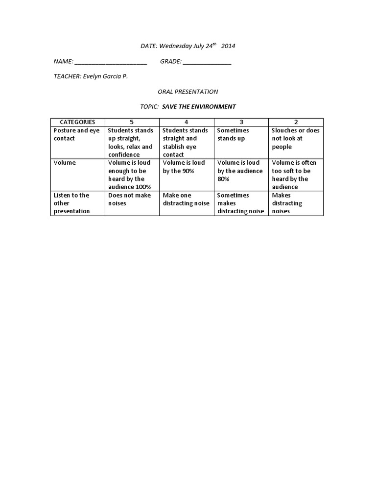 Rubrics About Parts of The Plant | PDF | Career & Growth