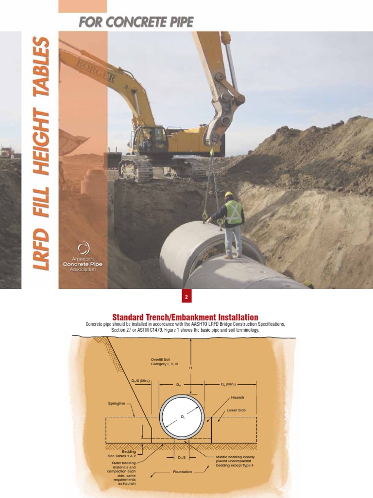 Fill Height Tables | PDF | Soil | Civil Engineering