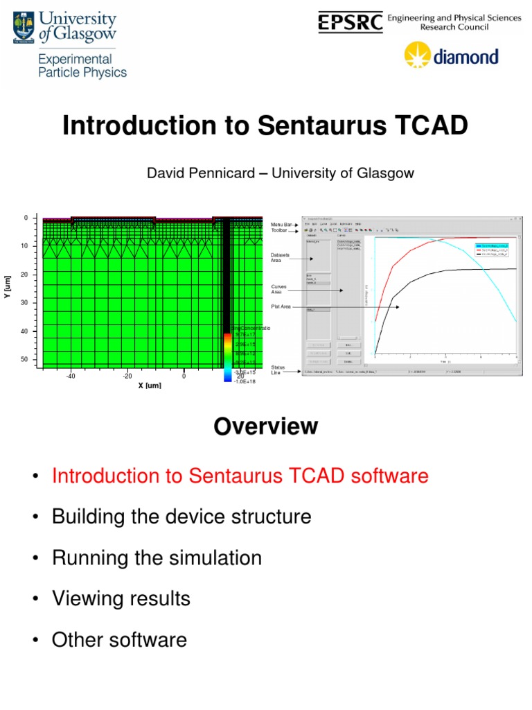 Introduction To Sentaurus TCAD | PDF | 2 D Computer Graphics | Simulation