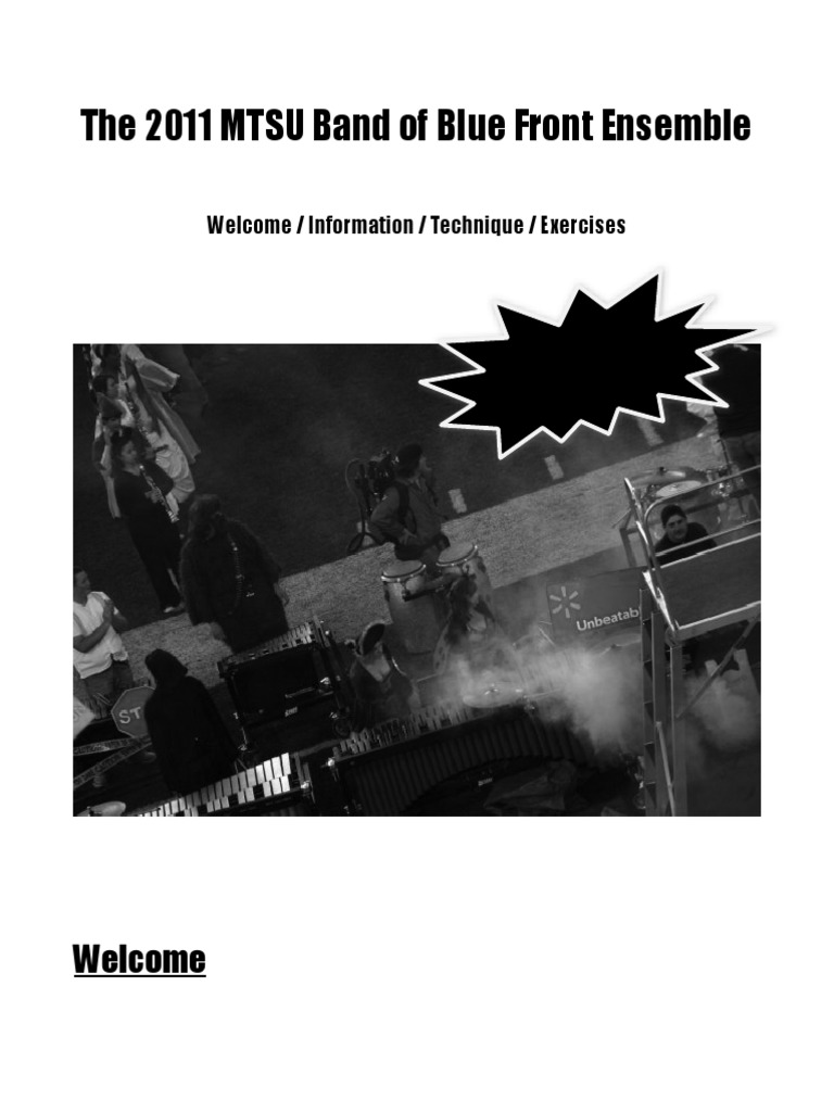 Front Ensemble | PDF | Musical Instruments | Leisure