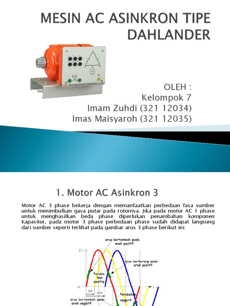 Motor Dahlander: Skema dan Kecepatan | PDF