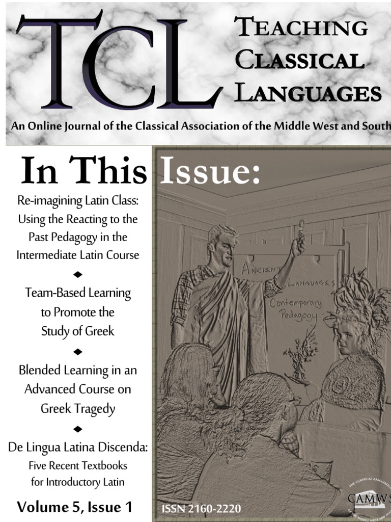 Teaching Classical Languages Fall 2013 | PDF | Public Speaking | Latin