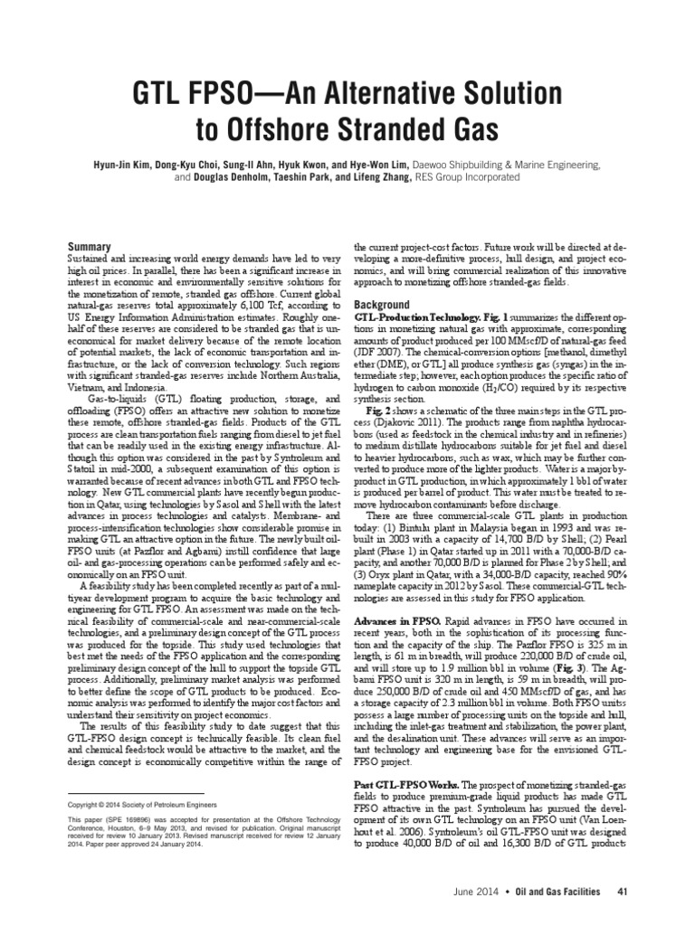 GTL | Download Free PDF | Gas To Liquids | Natural Gas