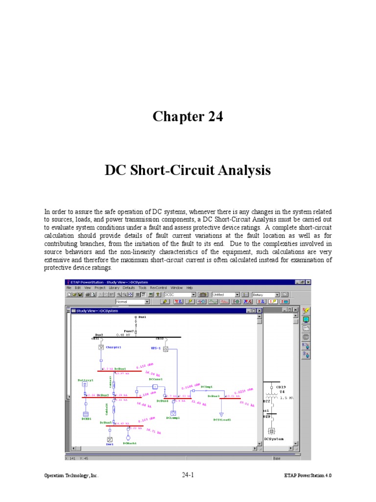 Chapter 24 - DC Short-Circuit Analysis | PDF | Battery Charger ...