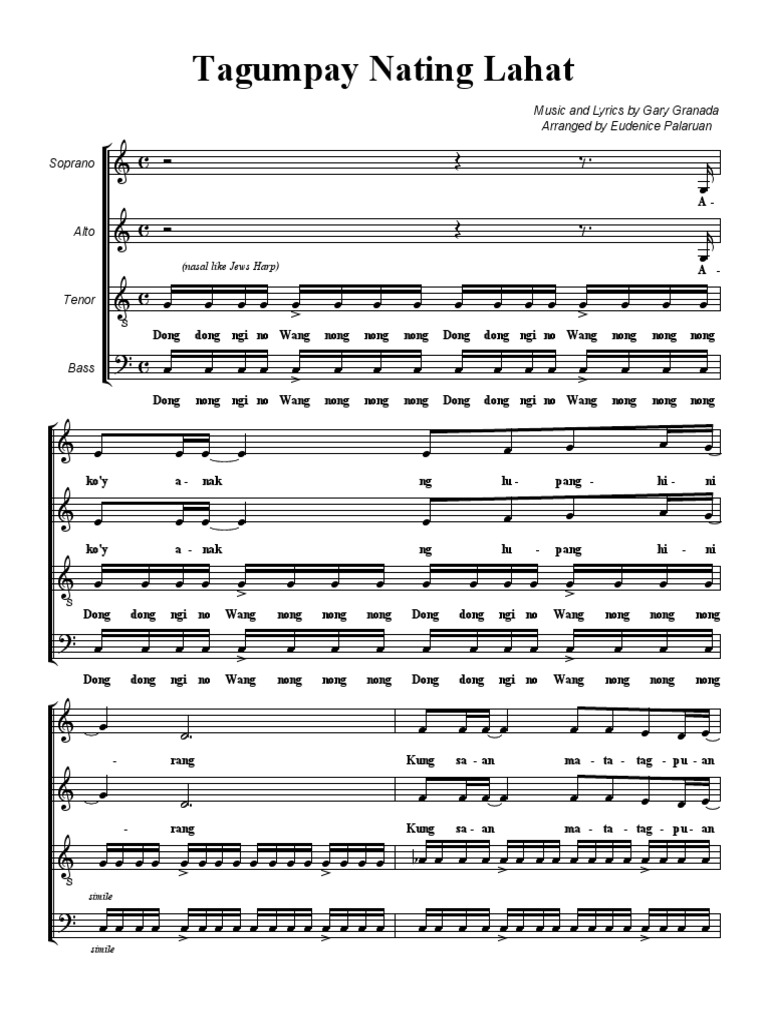 Tagumpay Nating Lahat - Letter