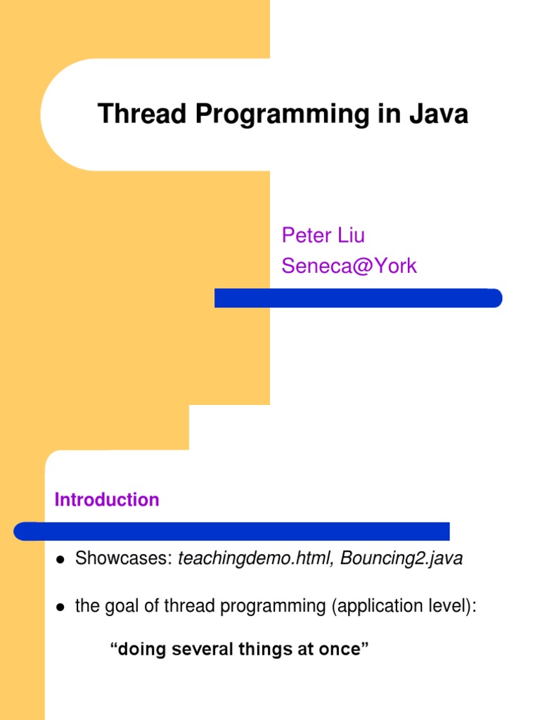 Threads On Java | PDF | Thread (Computing) | Java (Programming Language)