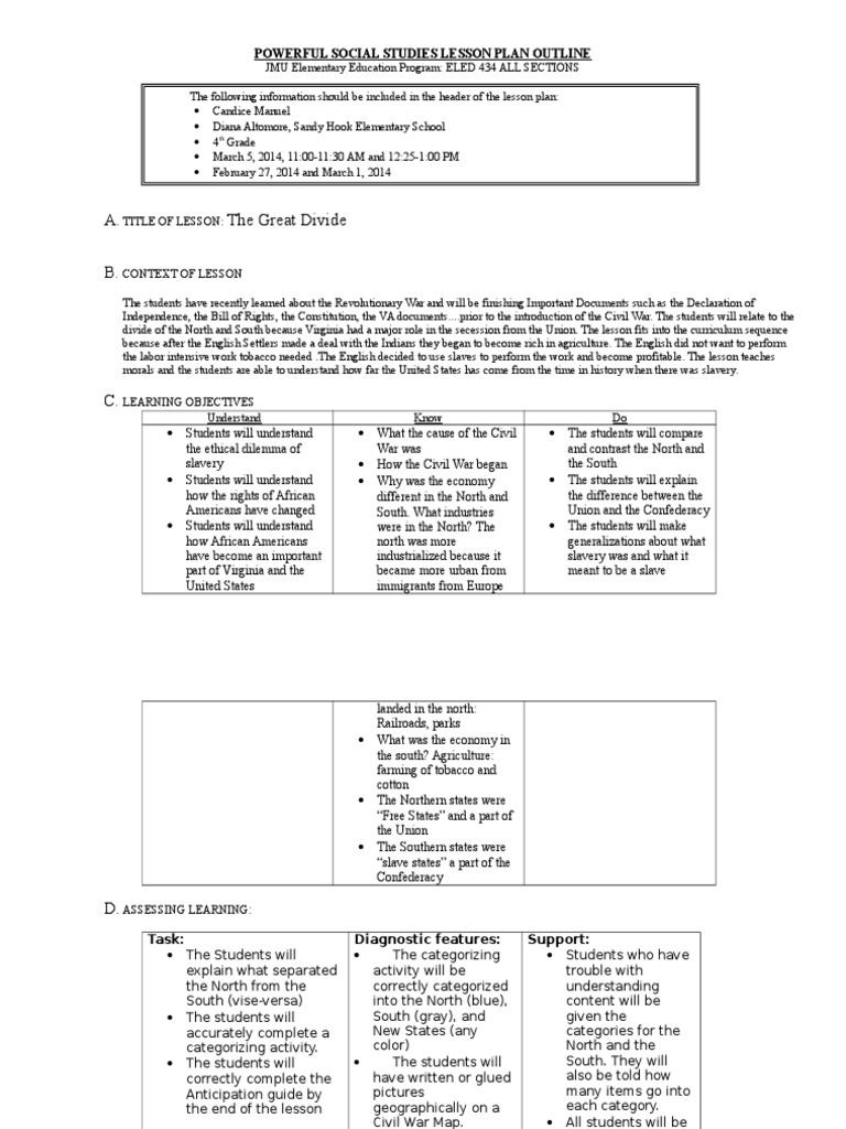 Eled434 S S Lesson Plan | PDF | Crimes Against Humanity | Vocabulary