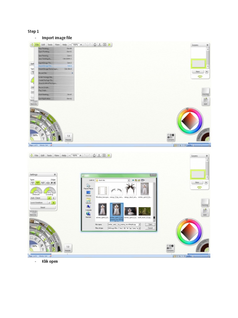 Tutorial Simlpe ArtRage by Choiruddin Leoboys Versi II | PDF