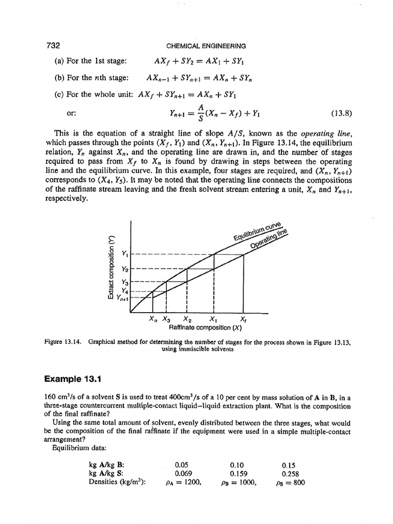 Liquid - Liquid Extraction Examples From Coulson and Richardson | PDF ...